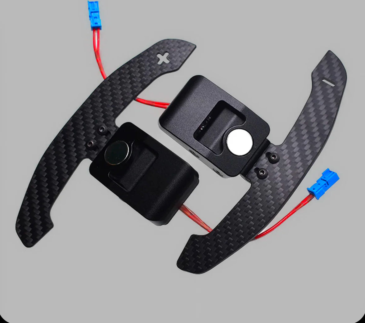 BMW Magnetic Carbon Fiber Extended Paddler Shifter Replacement F/G cha – Carbon List